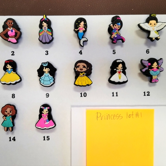 croc | Accessories | Disney Princess Lot Custom Croc Charm You Choose ...